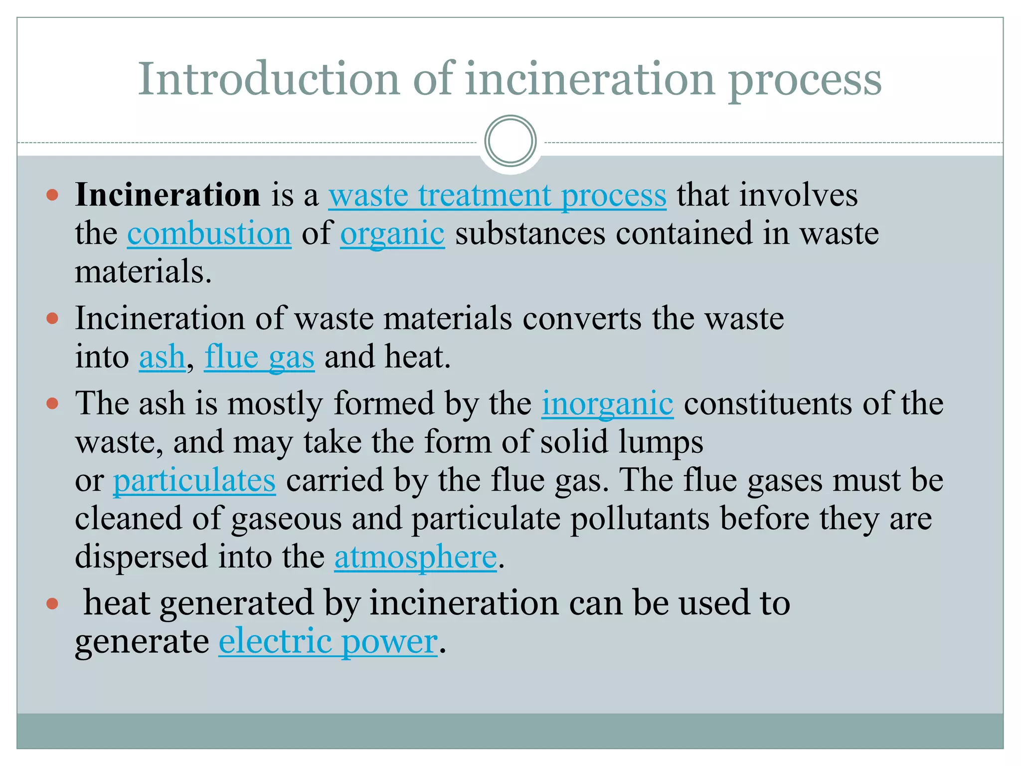 Incineration | PPTX