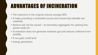 Incineration of plastic Watste, Energy recovery from plastic waste | PPTX