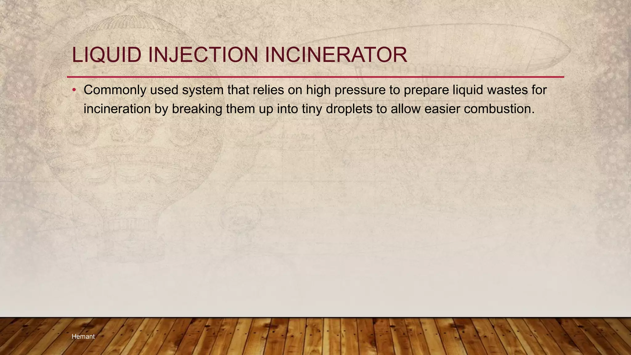 Incineration ppt | PPTX