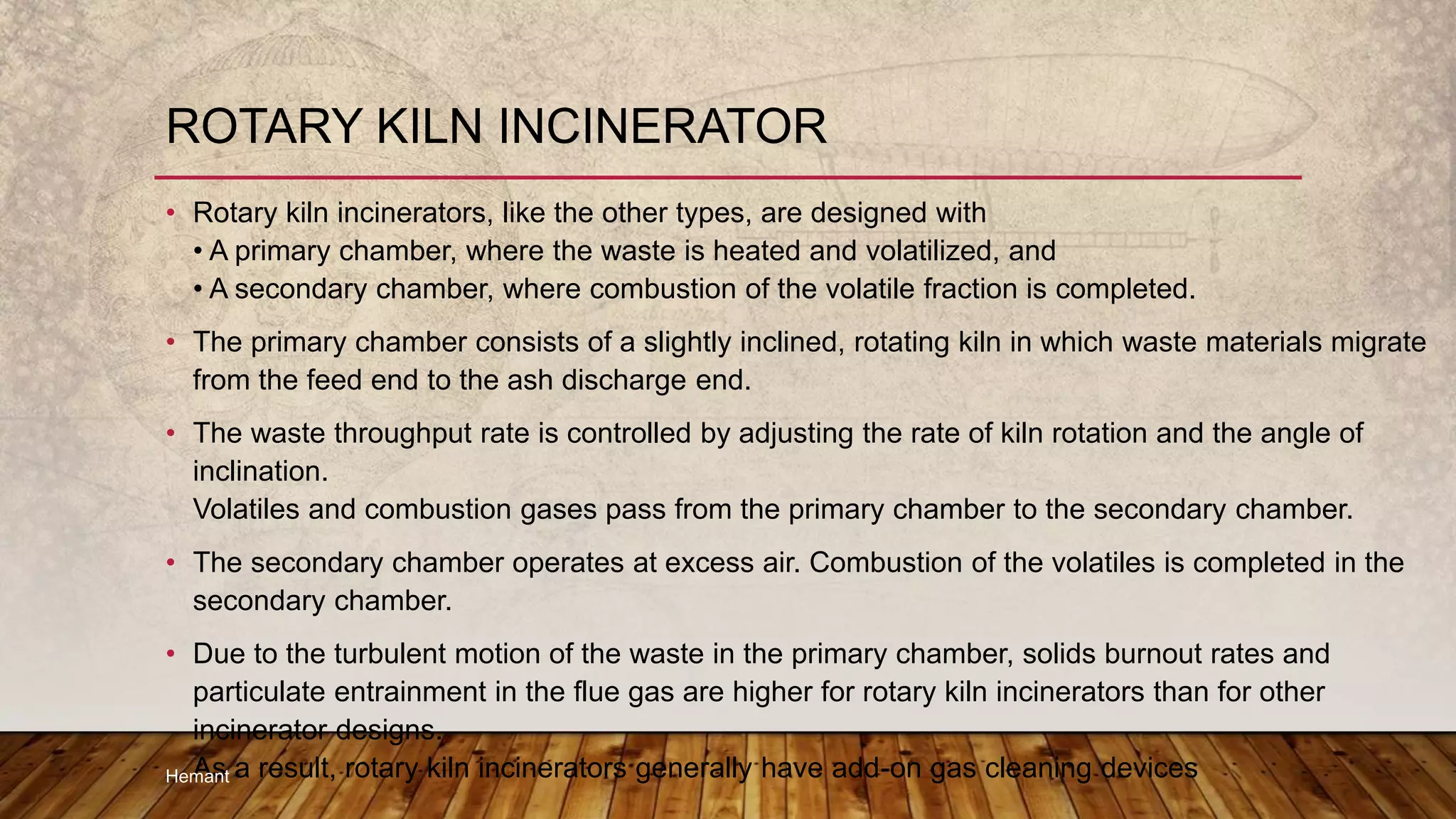 Incineration ppt | PPTX