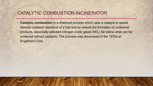 Incineration ppt | PPTX