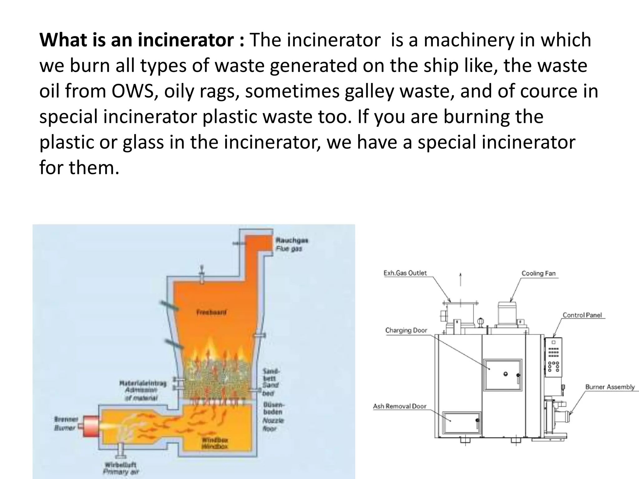 Marine Incinerator | PPTX