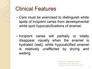 Incipient caries | PPTX