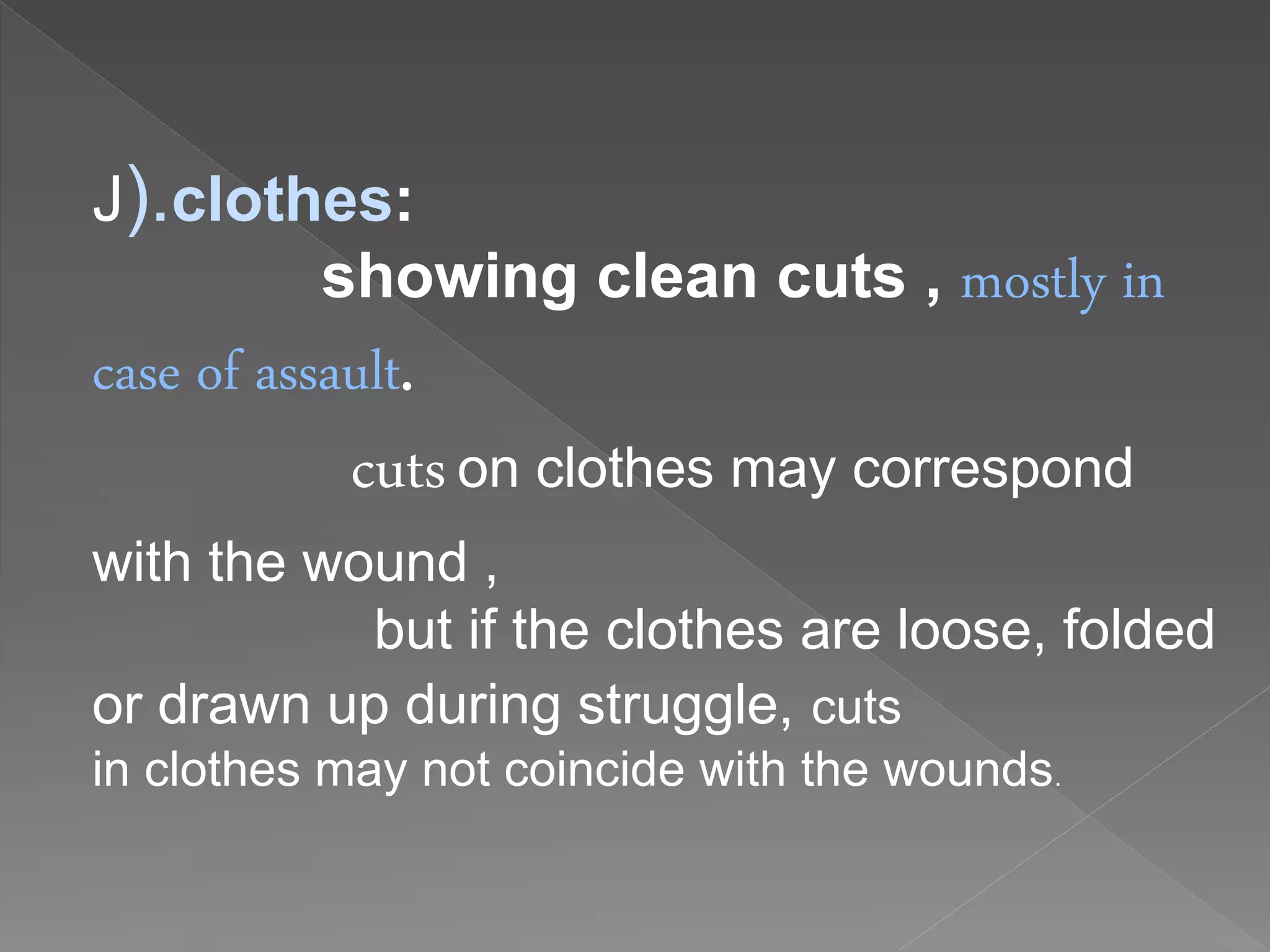 Incised wounds by Dr.M Balaji singh, ACSMCH, Chennai 2020 | PPTX