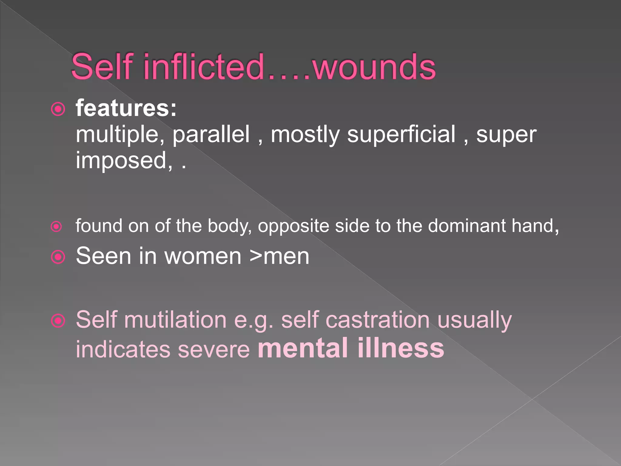 Incised wounds by Dr.M Balaji singh, ACSMCH, Chennai 2020 | PPTX