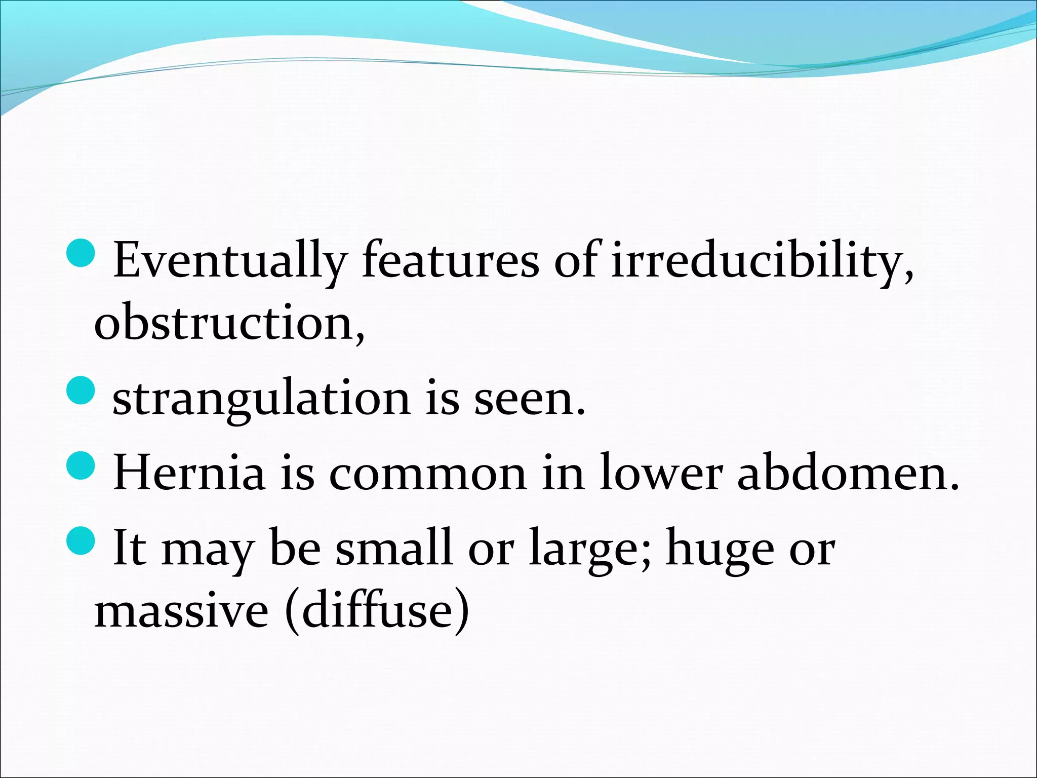 Types, Investigation, complication and treatment of Incisional hernia | PPT