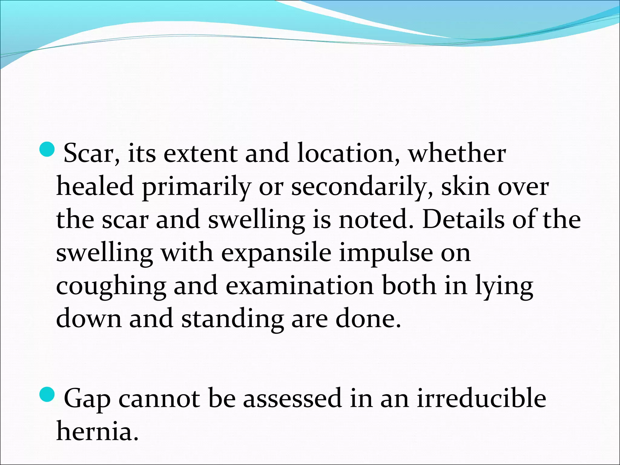 Types, Investigation, complication and treatment of Incisional hernia | PPT
