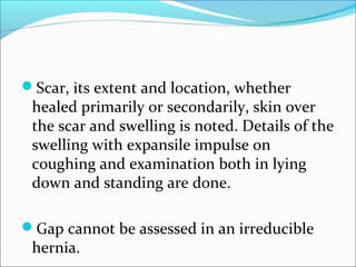 Types, Investigation, complication and treatment of Incisional hernia | PPT