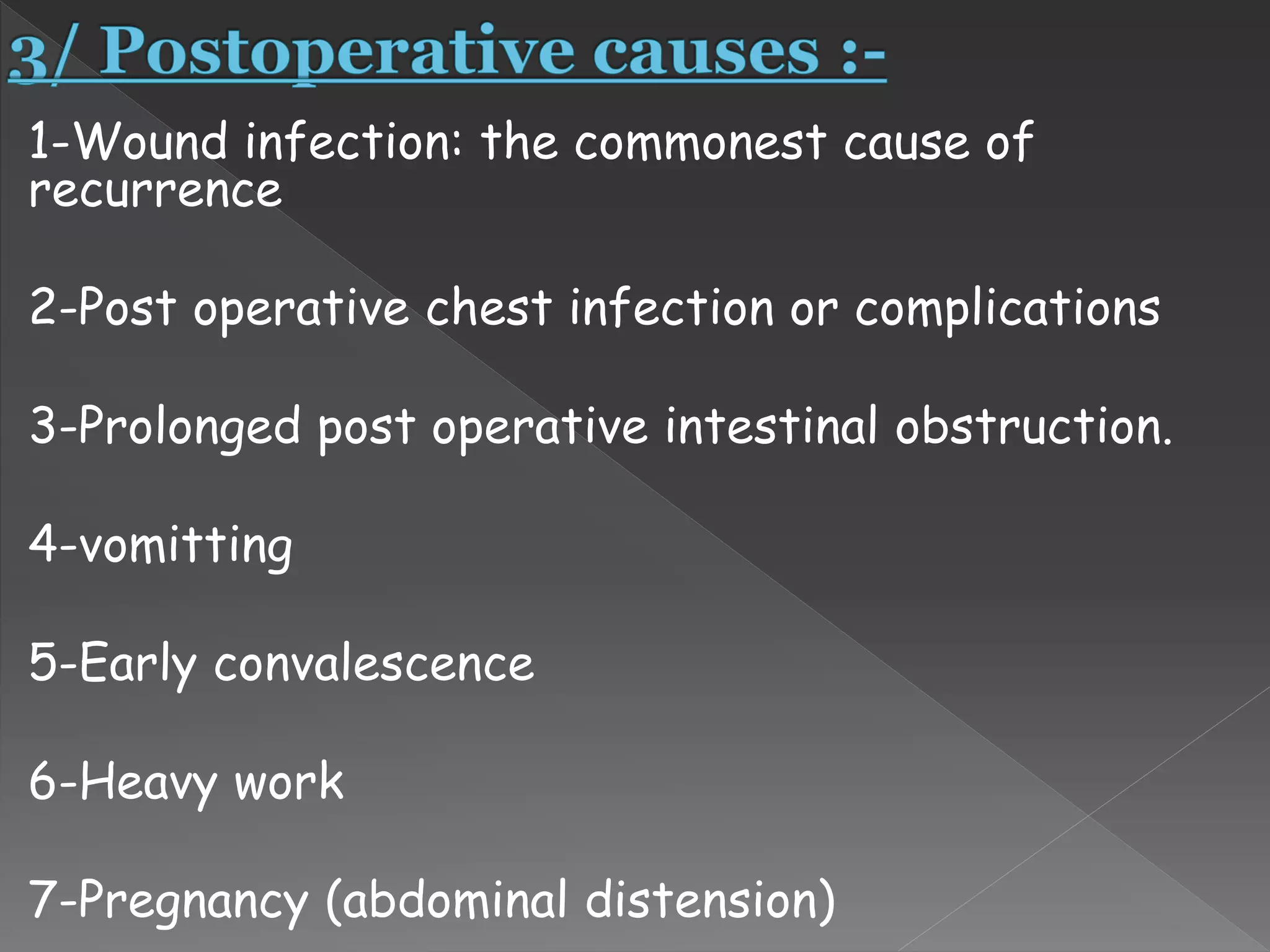 Incisional hernia | PPT