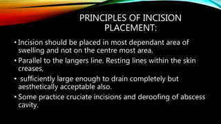 Incision and drainage | PPTX
