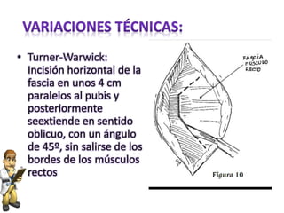 Incisiones abdominales | PPTX