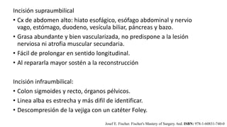 Cirugía - Incisiones abdominales | PPTX