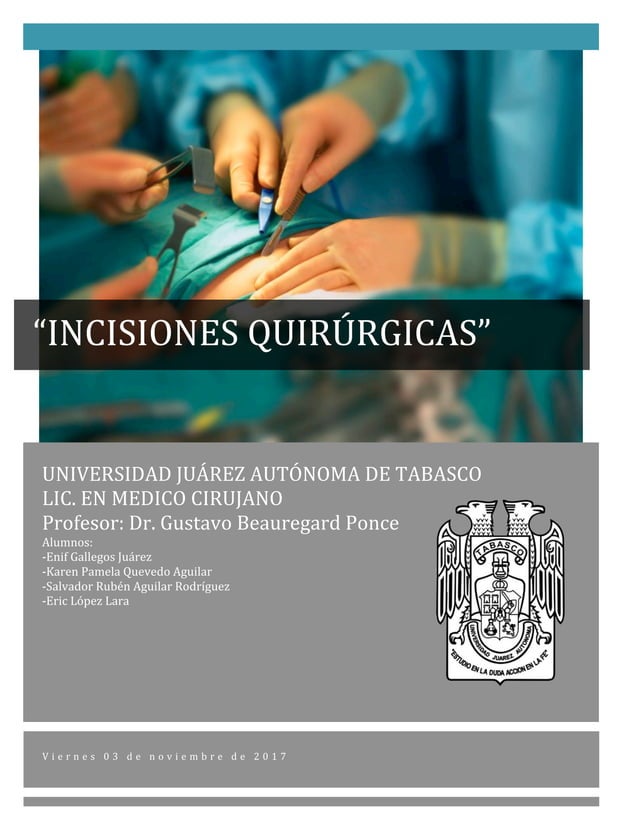 Incisiones quirurgicas | PDF
