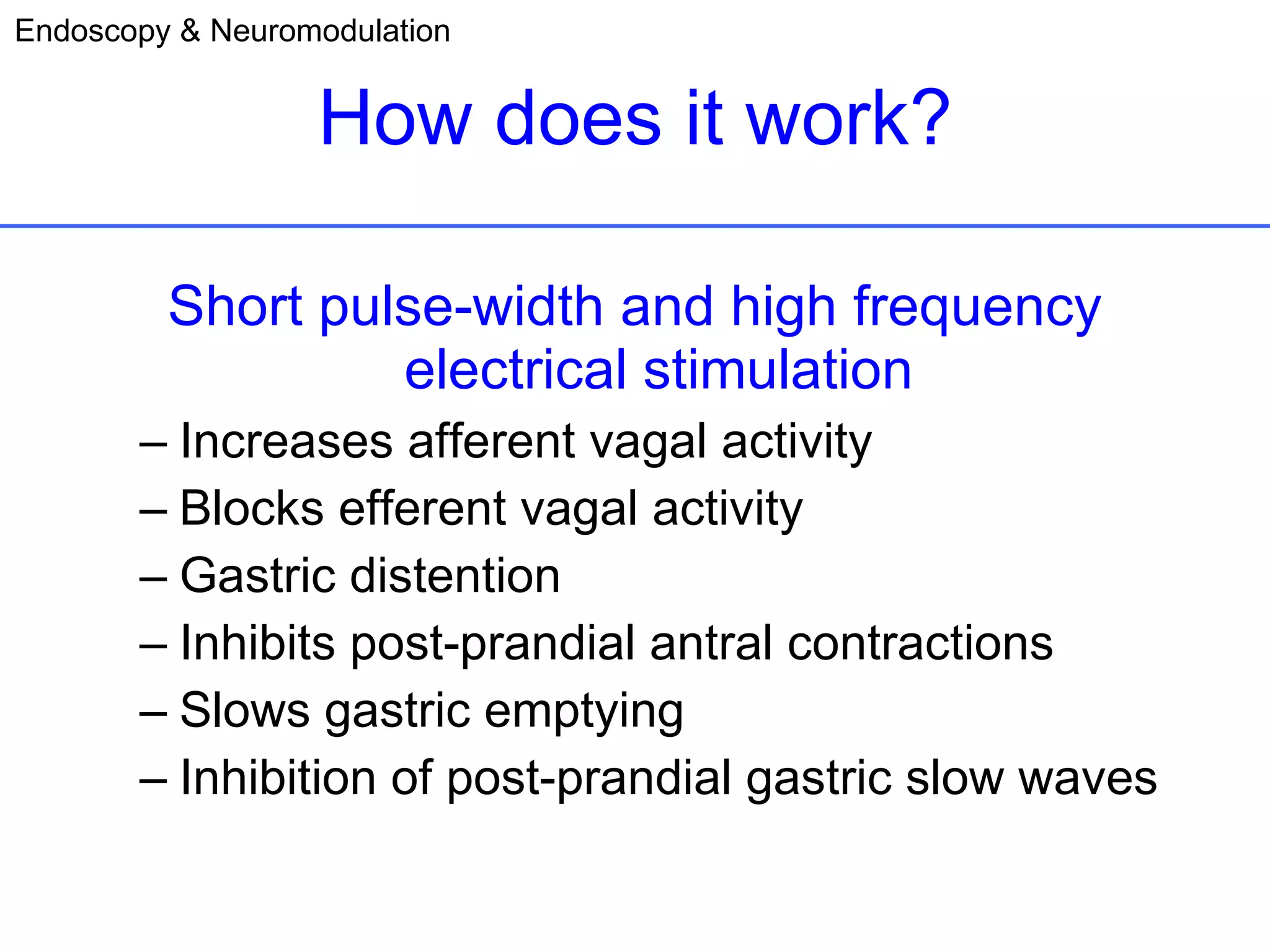 Incisionless procedures and stomach pacemaker for obesity | PPT