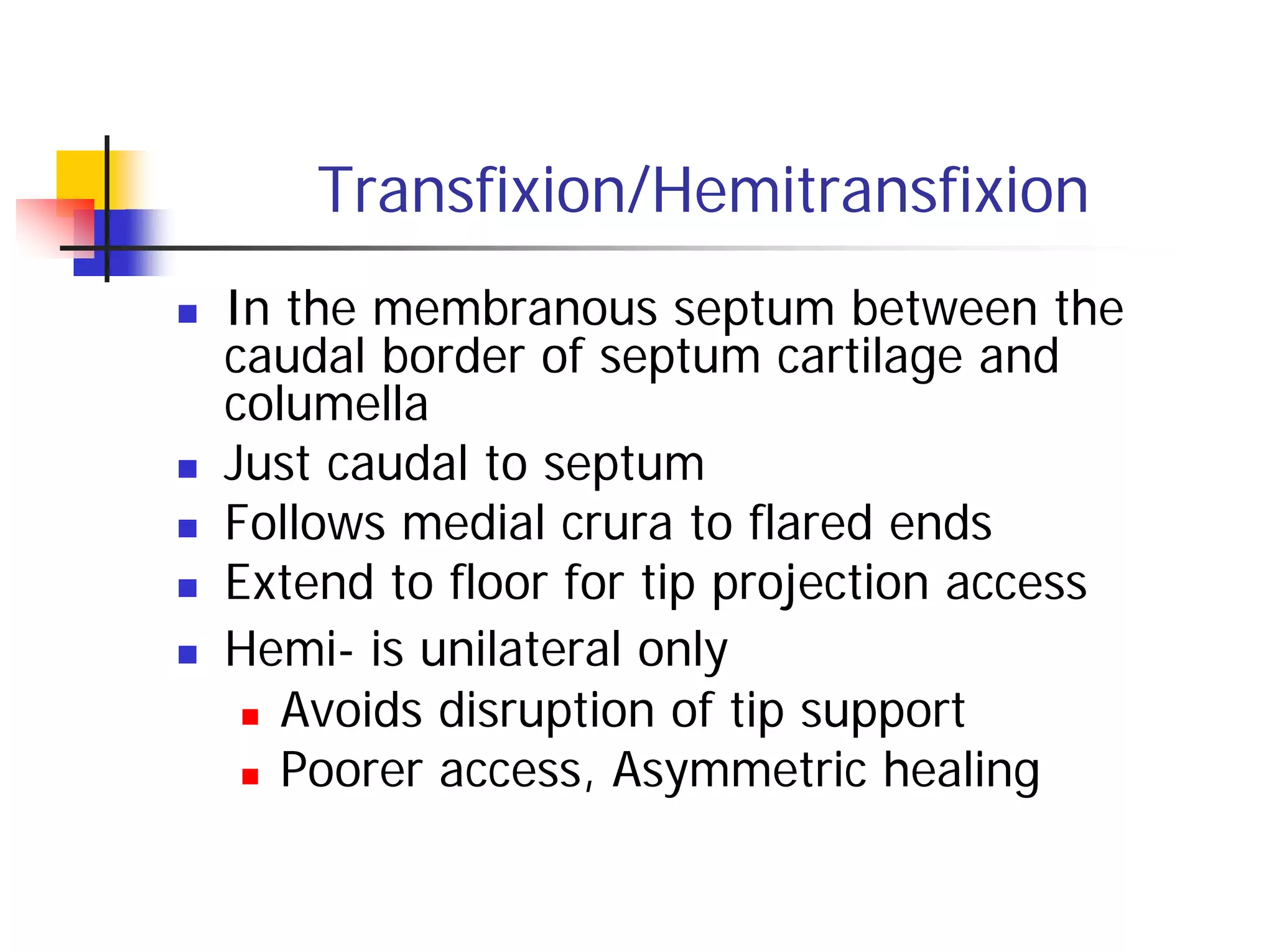 Incision of rhinoplasty | PDF