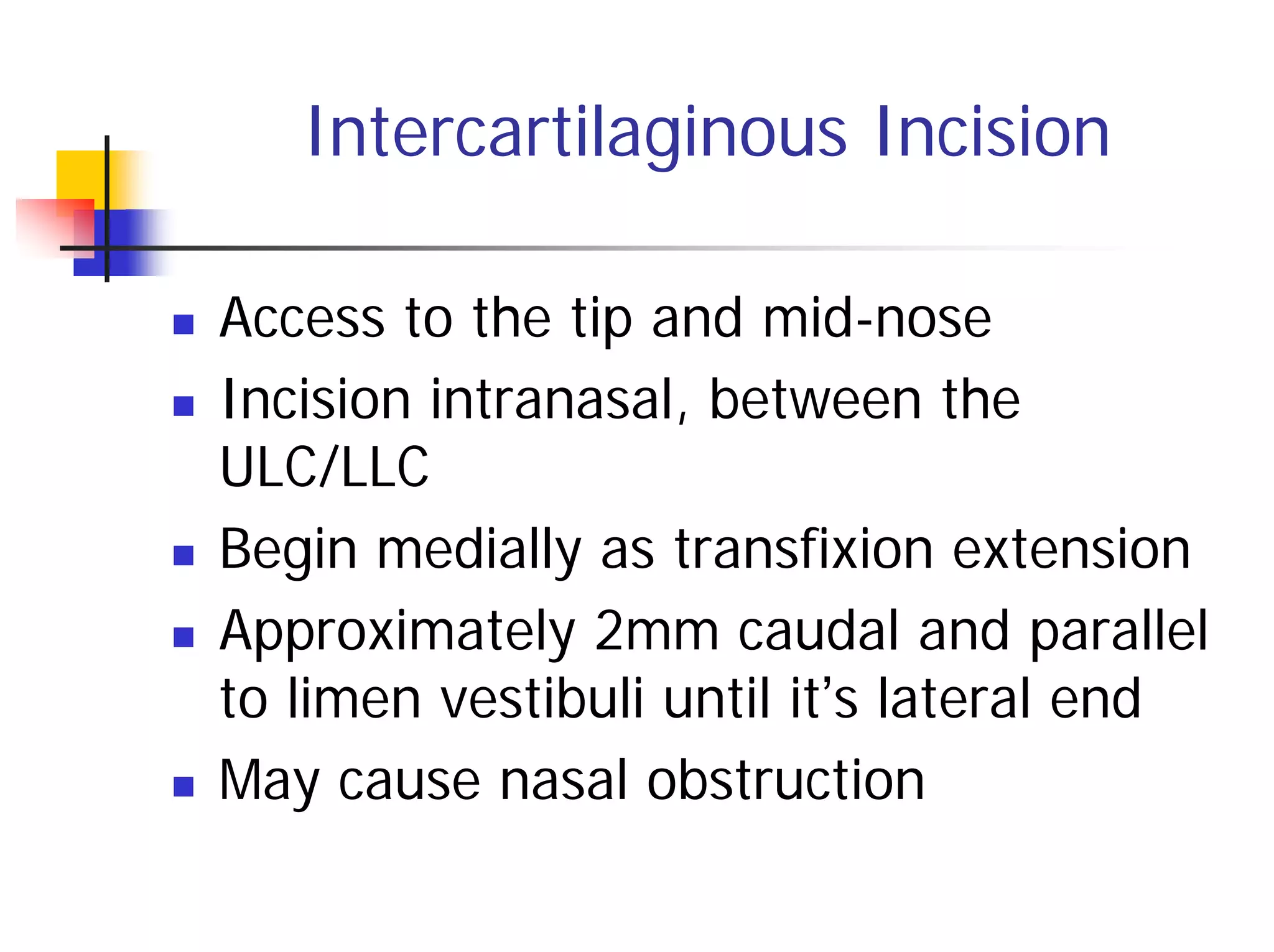Incision of rhinoplasty | PDF