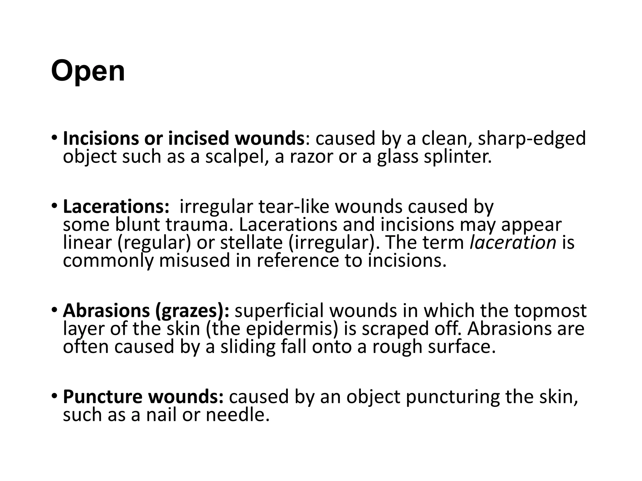 Incisions and wound healing 02 | PPTX