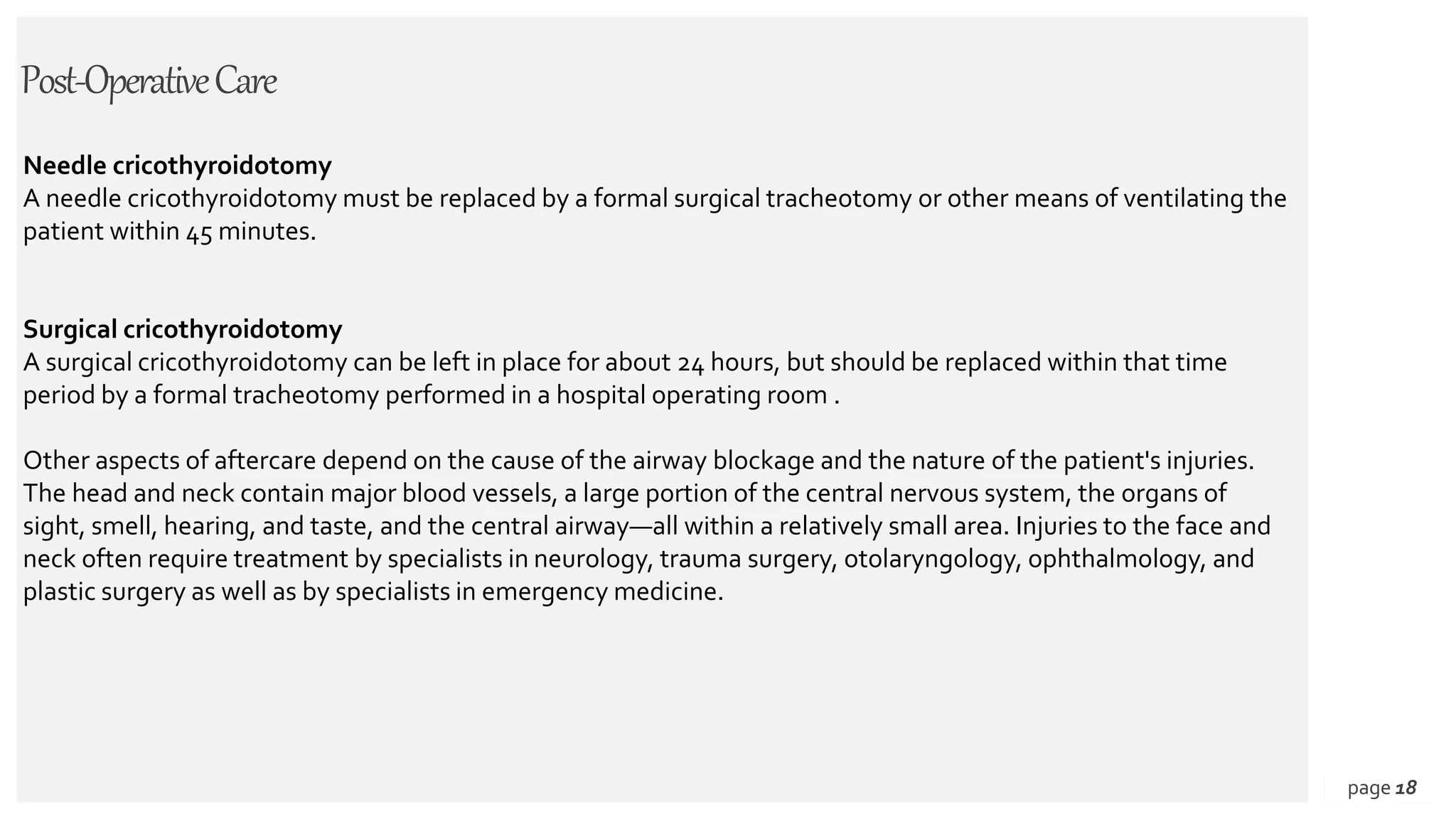 Incisions in the neck, thyroidectomy, parathyroidectomy | PPTX