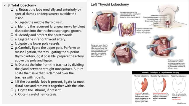 Incisions in the neck, thyroidectomy, parathyroidectomy | PPTX