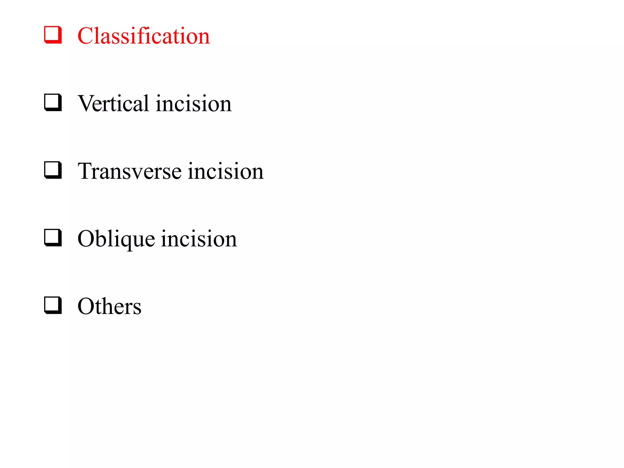 Abdominal incision | PPTX