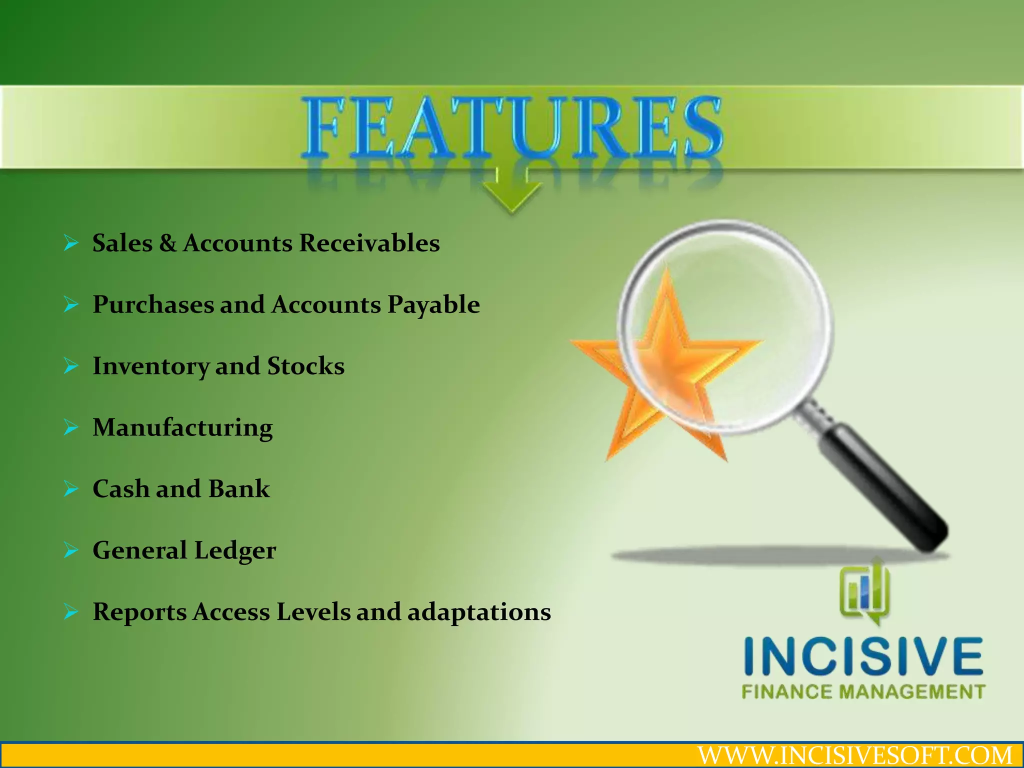 Financial Management Software - IncisiveFMS | PPTX