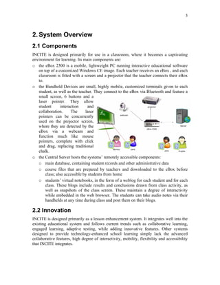 INCITE - INtegrated Components for Interactive TEaching | PDF