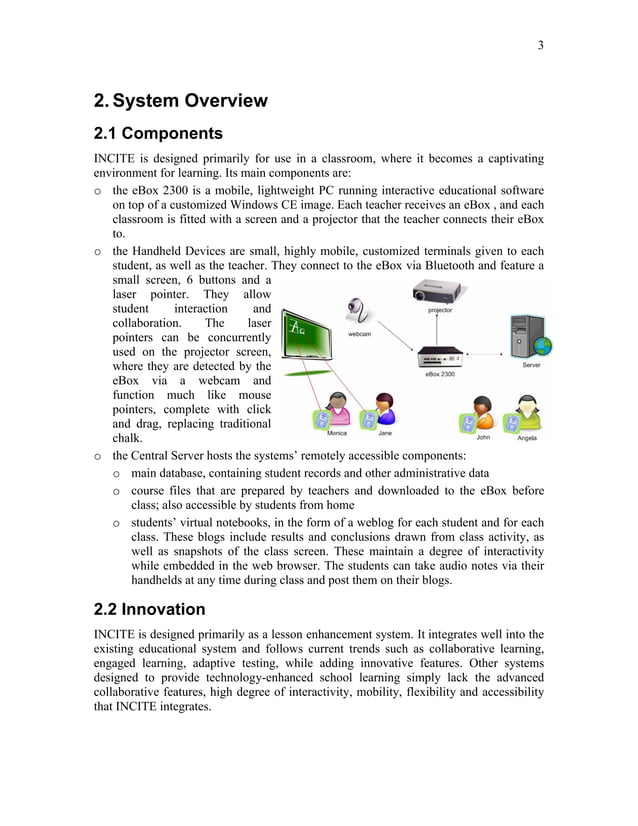 INCITE - INtegrated Components for Interactive TEaching | PDF