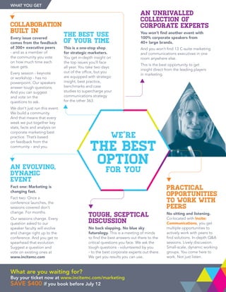 Incite: Marketing | PDF | Web Conferencing | Computer Software and Applications