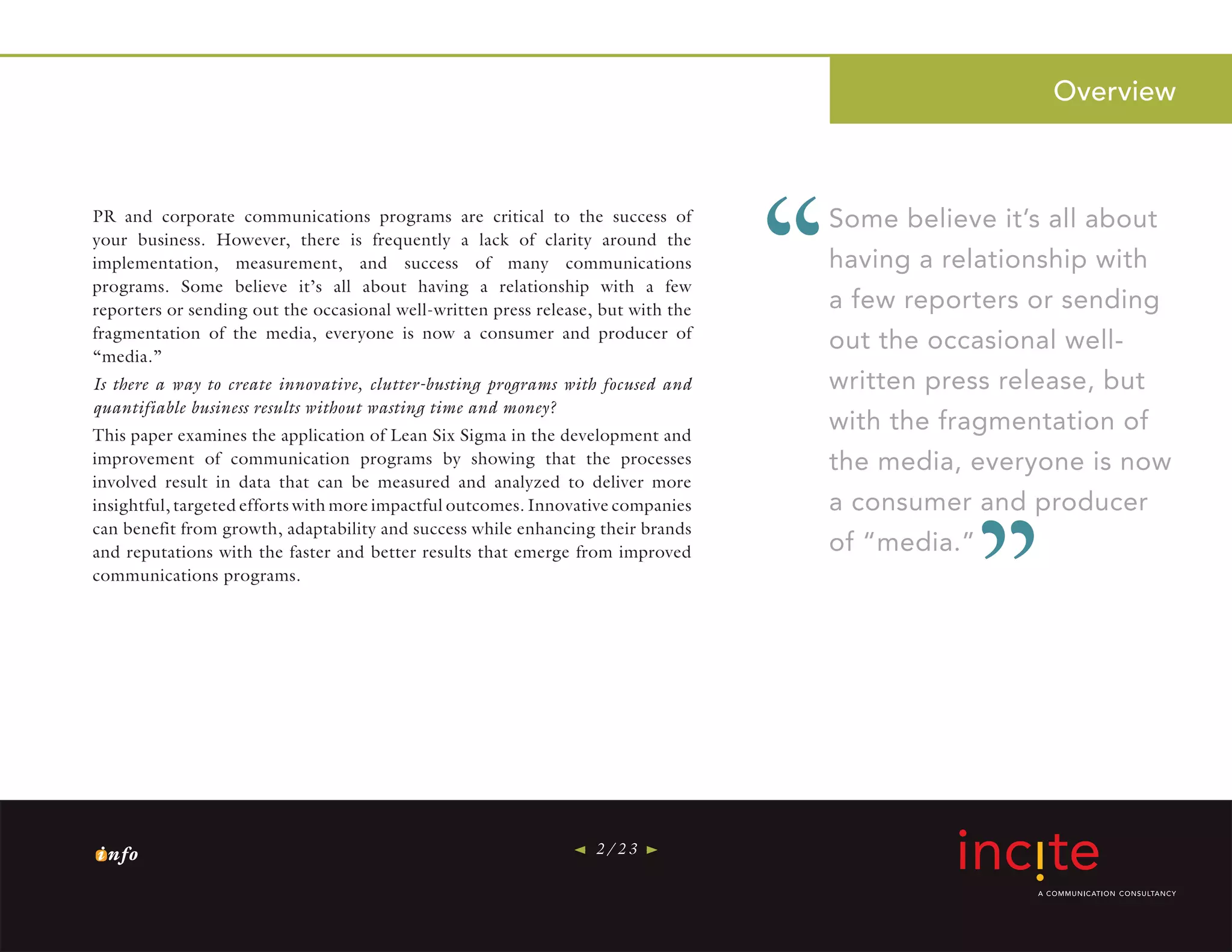 Lean Communications: Process Improvement in PR and Corporate ...