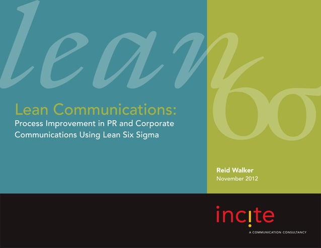 Lean Communications: Process Improvement in PR and Corporate ...