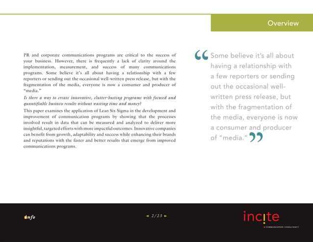 Lean Communications: Process Improvement in PR and Corporate ...