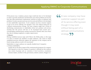 Incite solution paper on lean communications | PDF