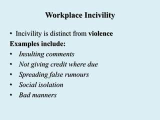 Workplace Incivility | PPTX