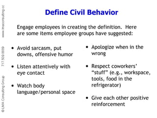 Incivility In The Workplace | PPT