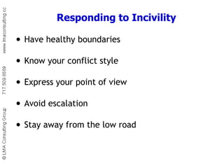 Incivility In The Workplace | PPT