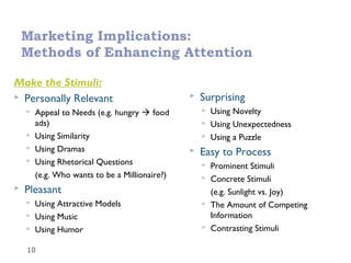 exposure attention perception | PPT