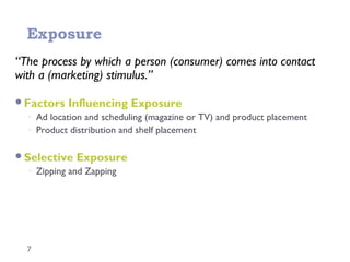 exposure attention perception | PPT