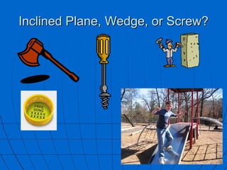 Inclined Planes Screws Wedges | PPT