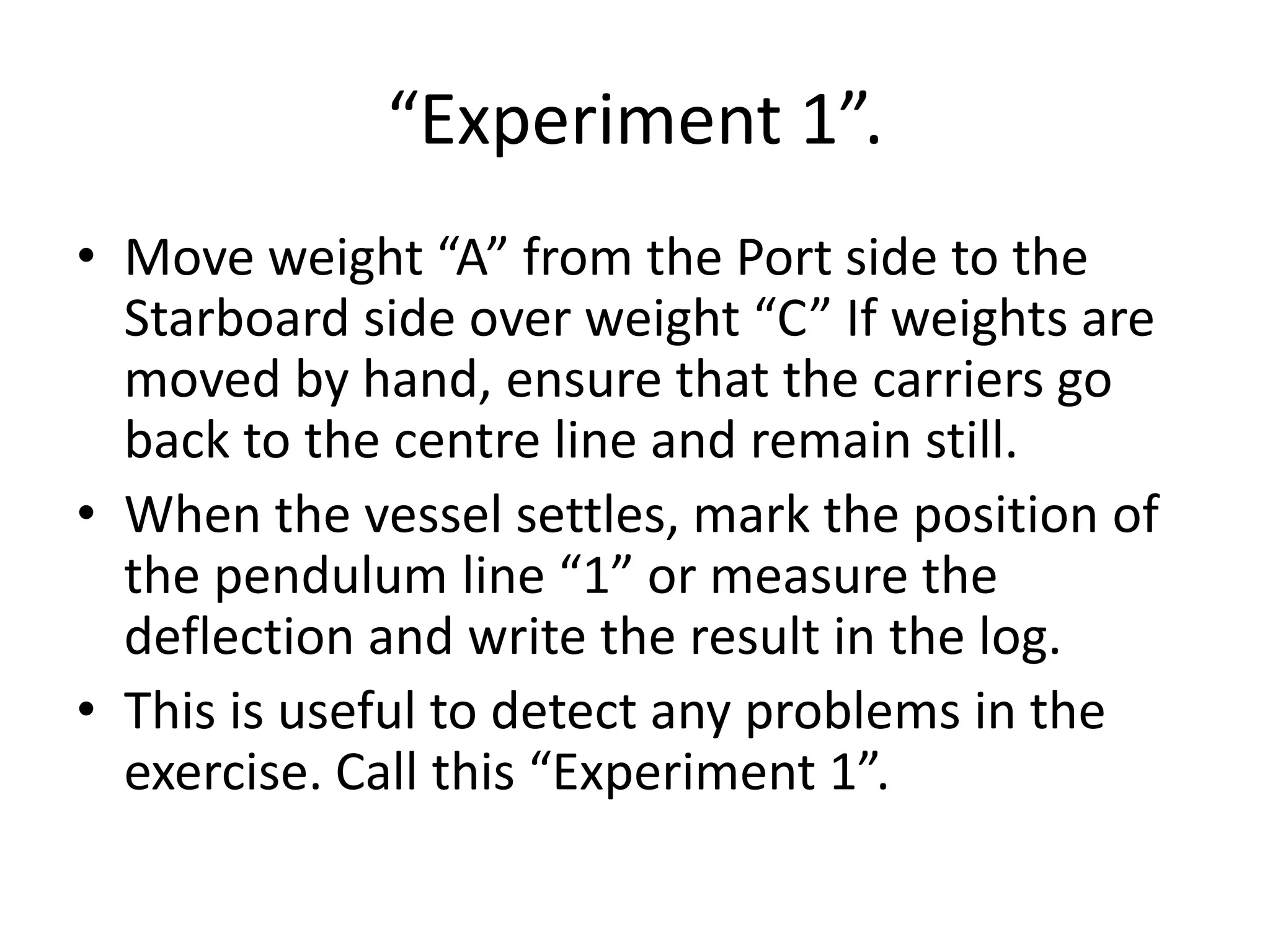 Inclining Experiment and Angle of Loll 23 Sept 2019.pptx