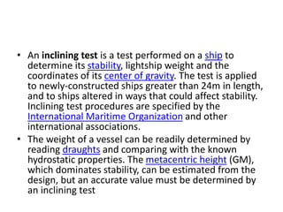 Inclining Experiment and Angle of Loll 23 Sept 2019.pptx