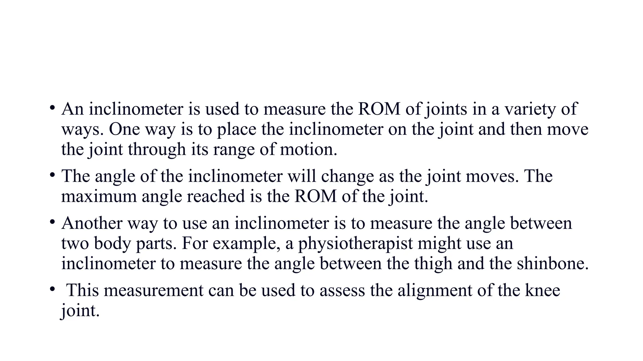 Inclinometer: Uses in Physiotherapy.pptx