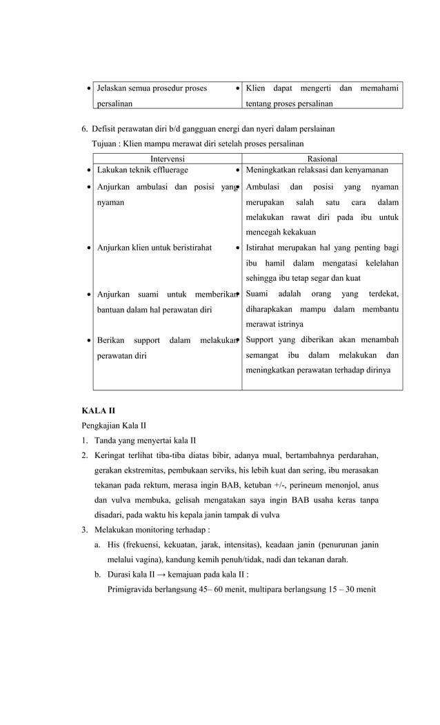 Inc lp partus fisiologis | PDF