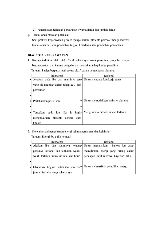 Inc lp partus fisiologis | PDF