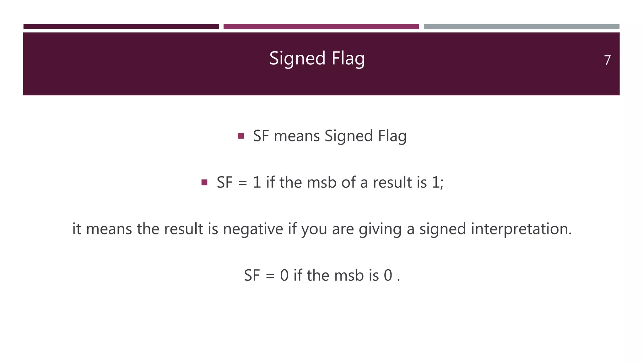 Flag Registers (Assembly Language) | PPTX