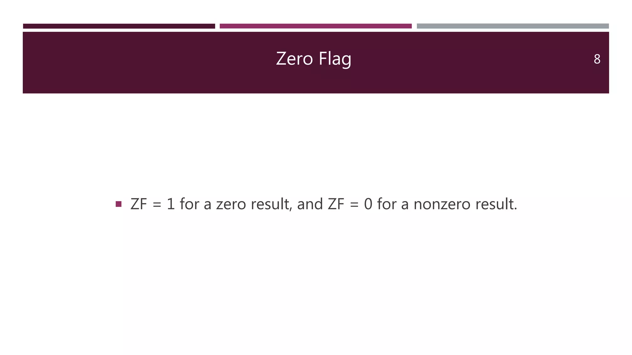 Flag Registers (Assembly Language) | PPTX