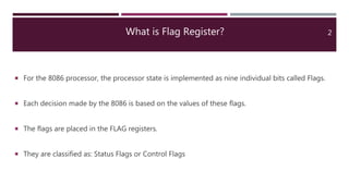 Flag Registers (Assembly Language) | PPTX
