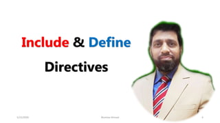 Include and define directives | PPT