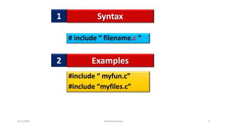 Include and define directives | PPTX