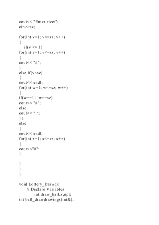 #include iostream#includectimeusing namespace std;void.docx