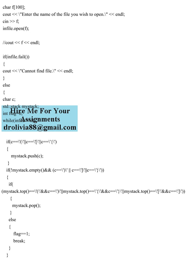 #include iostream #include fstream #include stack #inclu.pdf
